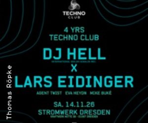 DJ Hell & Lars Eidinger am 14.11.2026, 22:00 - Stromwerk | Kulturarena ...